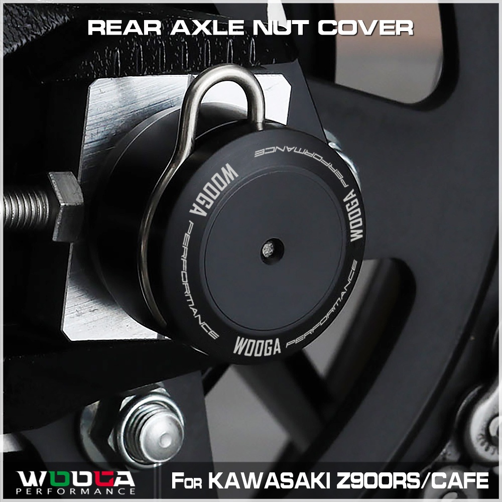 Z900RS Rear Axle Nut Cover For Kawasaki Z900RS CAFE Rear Axle Sliders Z ...