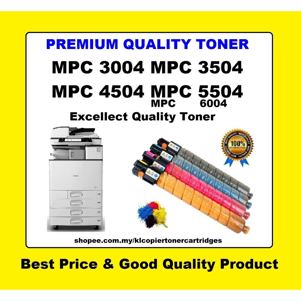 Ricoh Toner MPC3004 MPC5504 Premium Japan Quality Ricoh MPC3004 MPC3504 ...