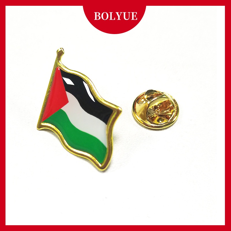 Palestinians Flag Pin Metal Lapel Pin Free Palestine Brooch Badges For ...