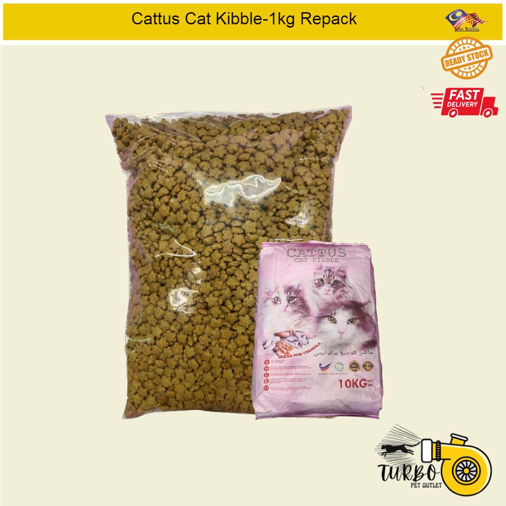 Cattus Cat Kibble Ocean Fish/Dry Cat Food-1kg(Repack) | Shopee Malaysia