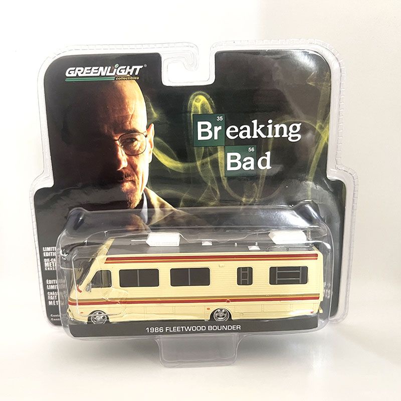 【Available】GreenLight 1/64 1986 Fleetwood Bou Bus RV Camping Car Alloy ...