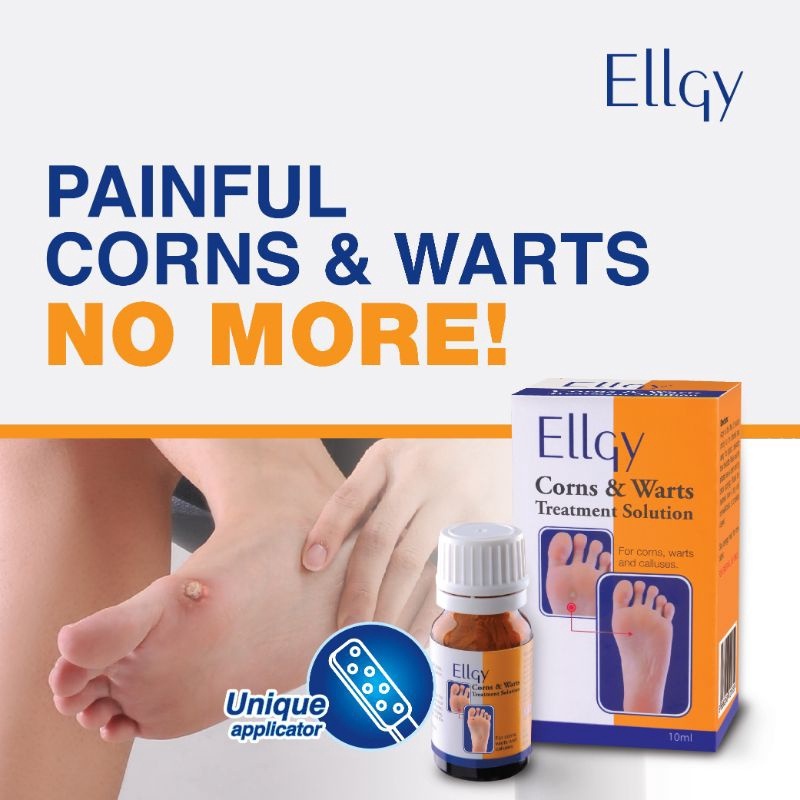 Ellgy Corns & Warts Treatment Solution ( 10 ml ) | Shopee Malaysia