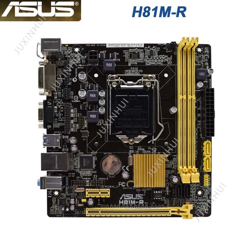 Use ASUS H81M-R Motherboard Intel H81 LGA 1150 PCI-E X16 SATA3 UEFI ...