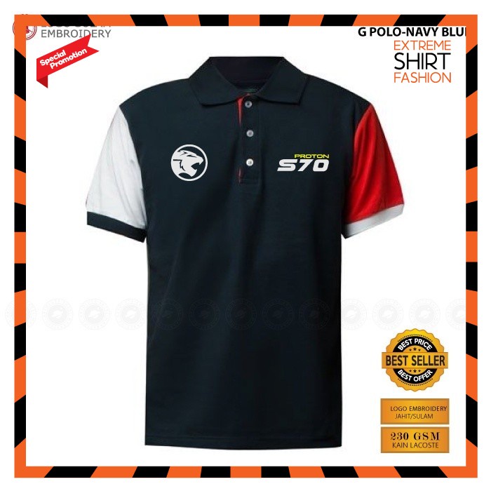 Mix - Polo T Shirt Cotton Proton S70 Premium Executive Flagship X Baju ...