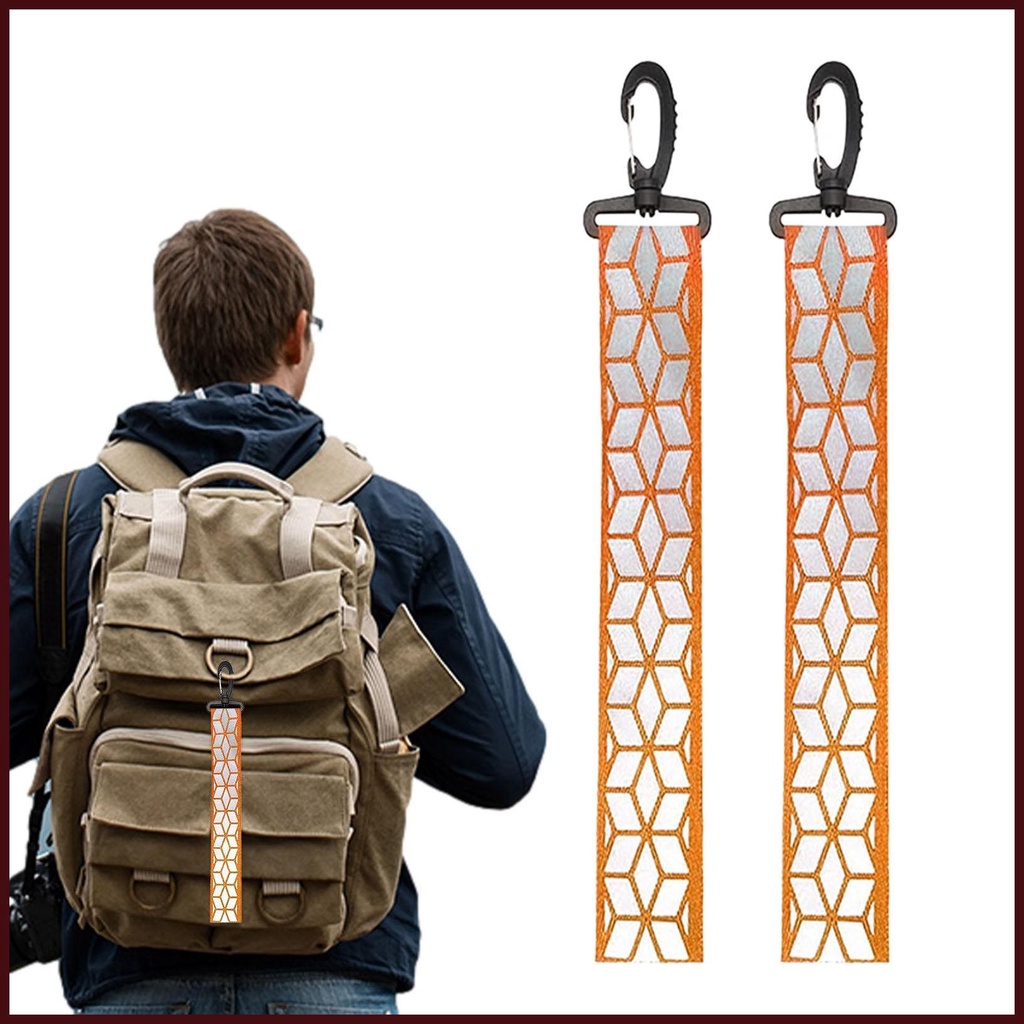 Safety Reflector Pendant Reflective Safety Keychain for Backpack ...