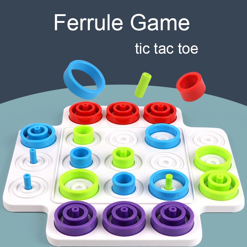 Fun Ferrule Tic Tac Toe,Parent Child Interactive Desktop Game,kids ...