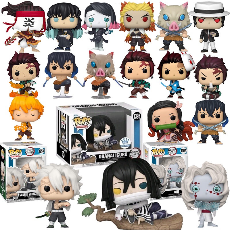 New Funko Pop Demon Slayer Sanemi Shinazugawa 1253 Rui 1307 Obanai ...