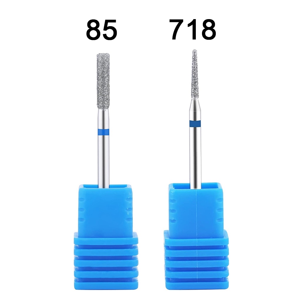2pcs Diamond Bit Small Barrel Shape Needle Shaped Electric Cleaner ...