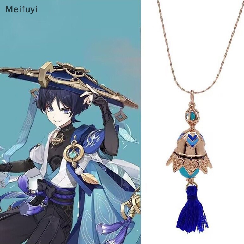 [Meifuyi] Game Genshin Impact Scaramouche Cosplay Necklace Wanderer ...