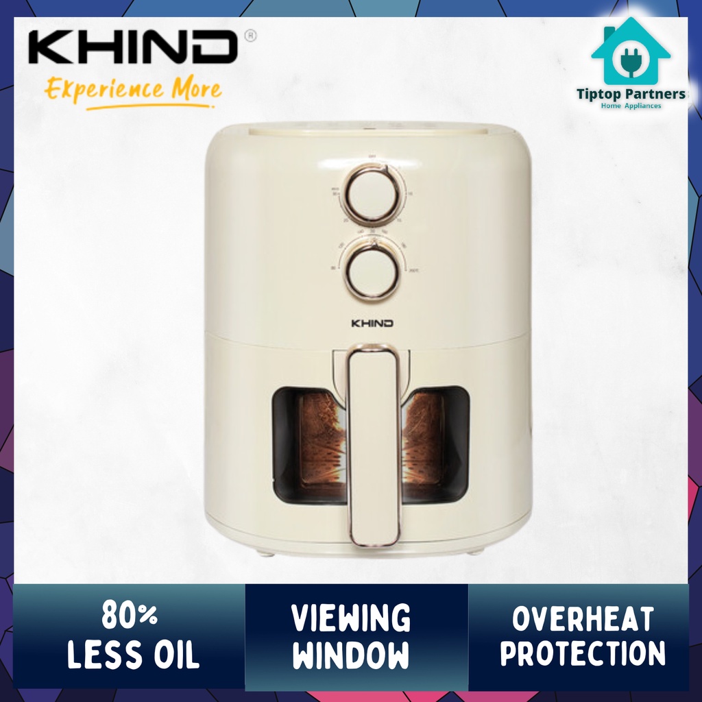 KHIND 4.5L Air Fryer - ARF45W | Shopee Malaysia