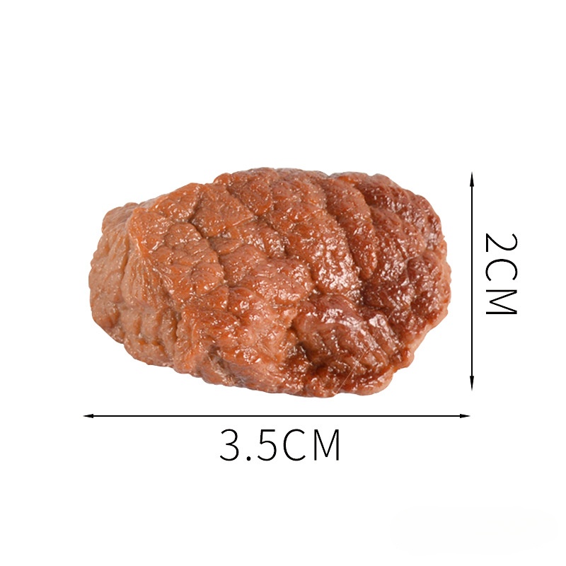 10 Pcs Fake Beef Clods Model Artificial Meat Chunks Home Kitchen Shop ...