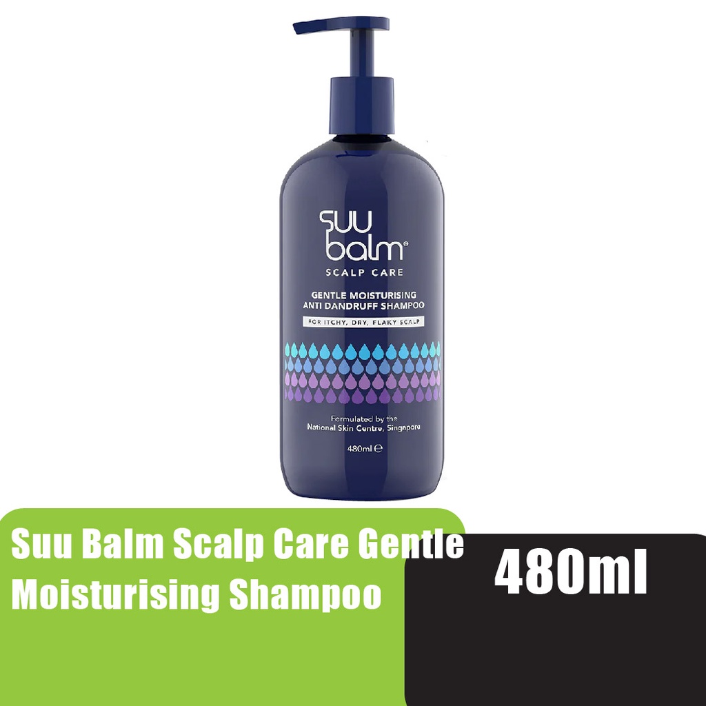 Suu Balm Scalp Care Gentle Moisturising Anti Dandruff Shampoo 480ml ...