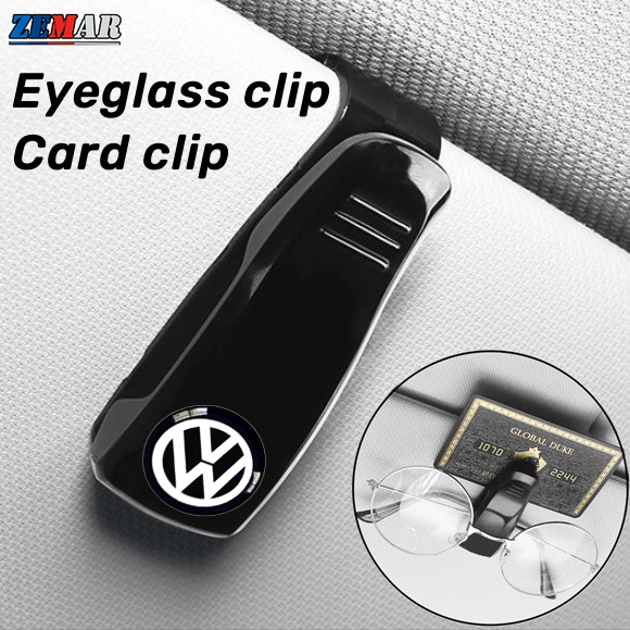 Volkswagen Car Sunglasses Clip Sun Visor Eyeglasses Holder Business ...
