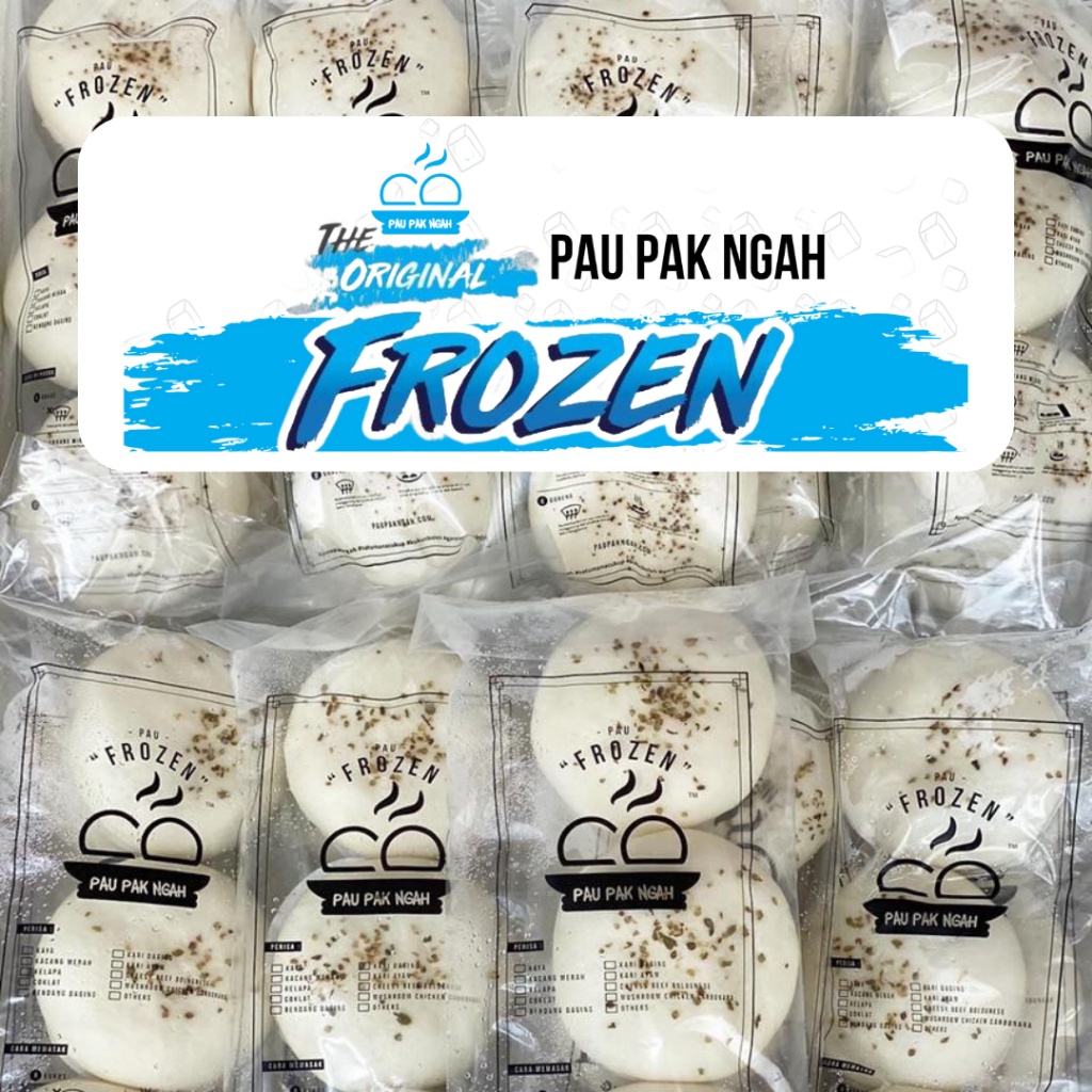 PAU PAK NGAH Pau Frozen Mushroom Carbonara Cheese Beef Bolognese Black ...