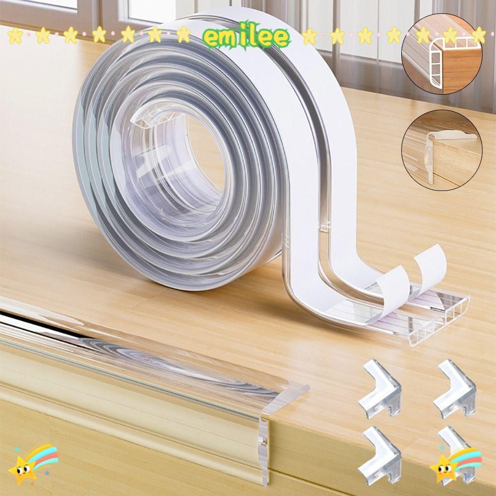 EMIL Table Edge Guard Strip, Anti Collision PVC Furniture Corner ...