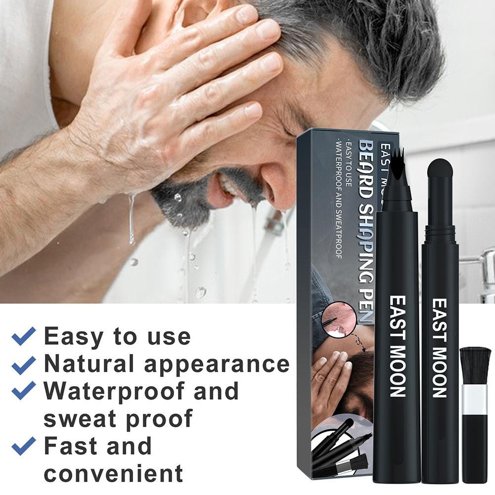 Set Beard Pencil Filling Pen Kit Men Waterproof Barber Pencil With ...