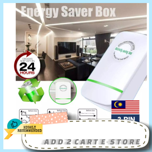 Energy-saving TNB Power Electricity Saver Box with 3 Pin Plug Socket ...