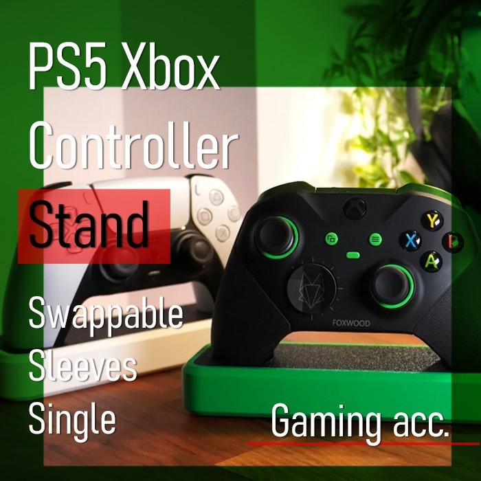 Dualsense XBOX PS5 Controller Stand Swappable Single DESKTOP Stick ...