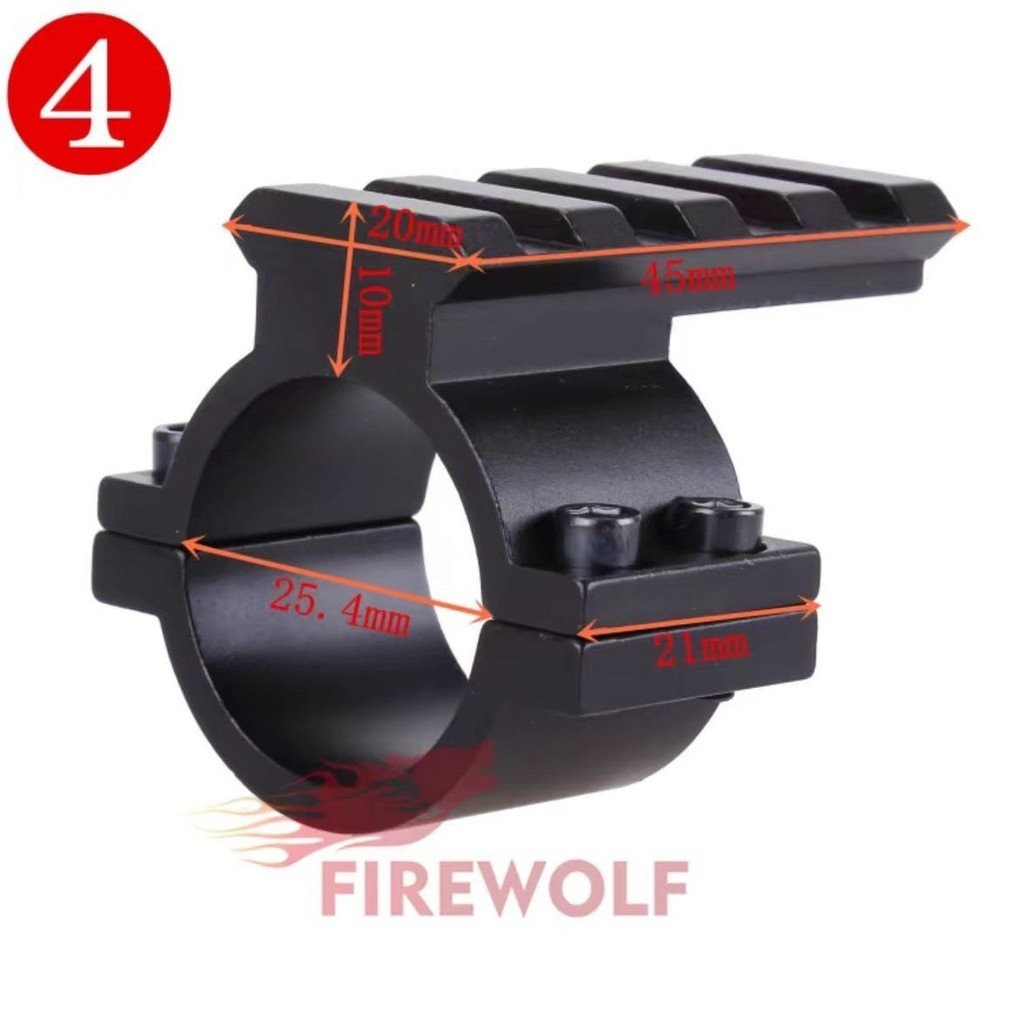 Sight Clamp 20mm Guide Rail Clamp 12/16/25/30/35mm Pipe Diameter Ultra ...