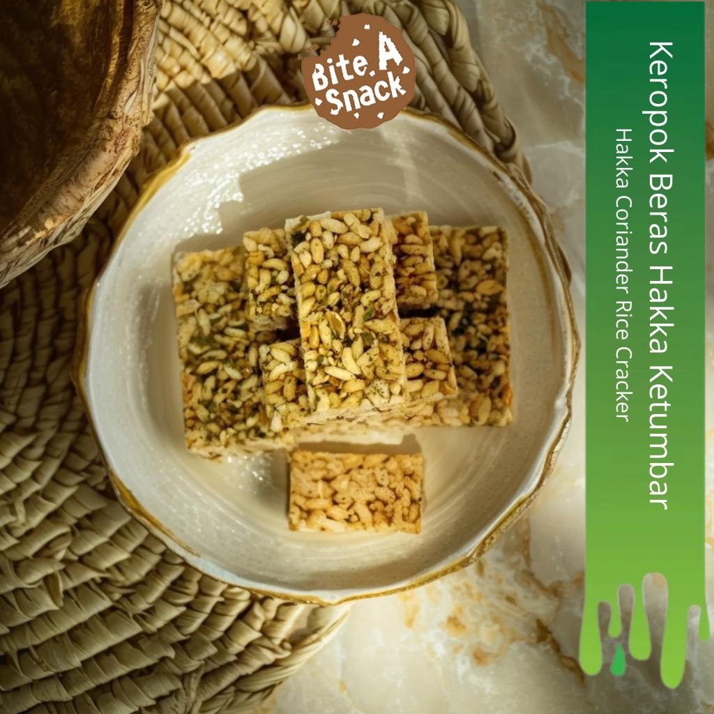 Hakka Coriander Rice Cracker | Keropok Beras Hakka Ketumbar 150g/pack ...