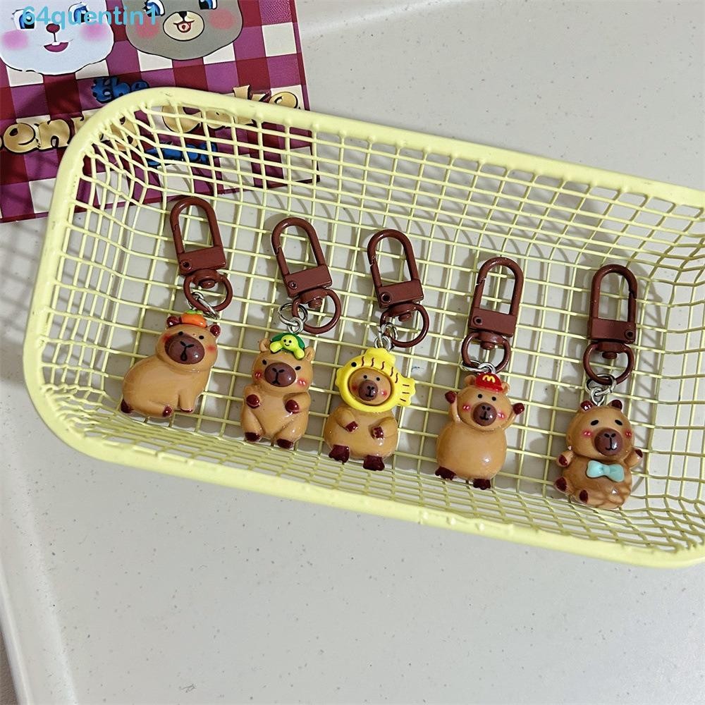 QUENTIN1 Capybara Keychain, Loopy Capybara Capybara Bag Hanging ...