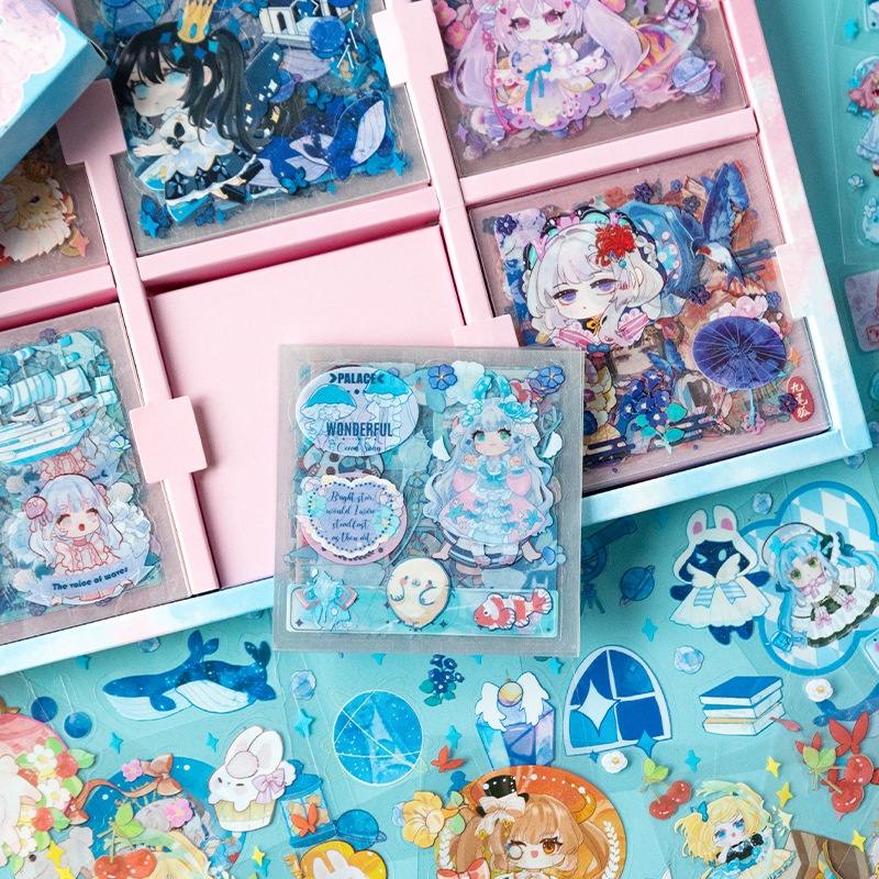 200PCS Stickers Cute Constellation Waterproof Sticker Gift Box for ...