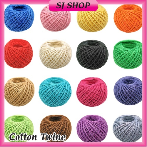 White Cotton Twine | Colour Cotton Twine | Jute String | Parcel String ...
