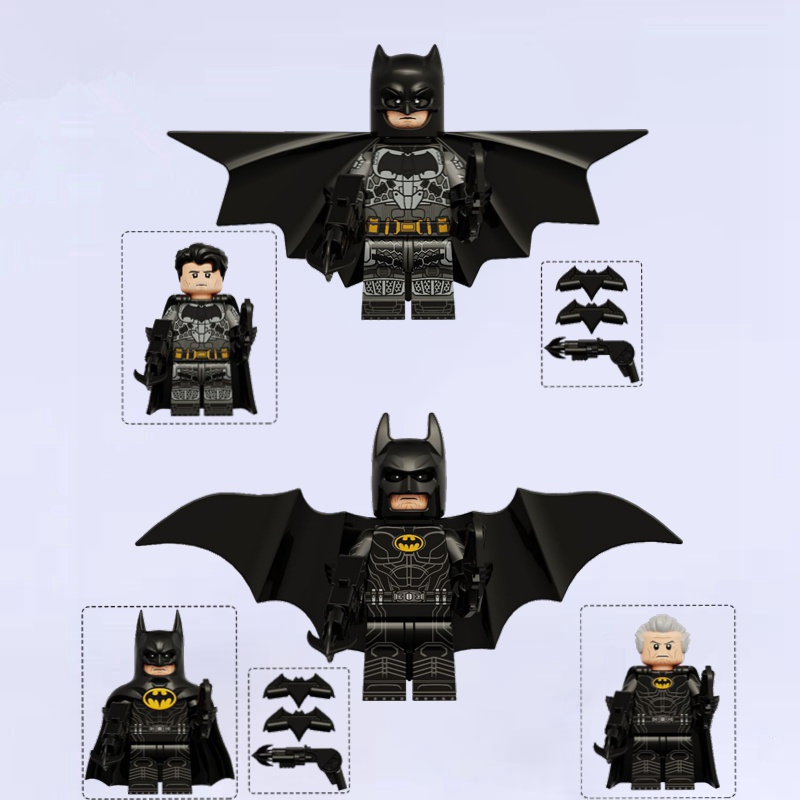 Bat Movie Birthday Gift Education Toys For Children DIY Building Blocks Minifigures Bricks Movie ...