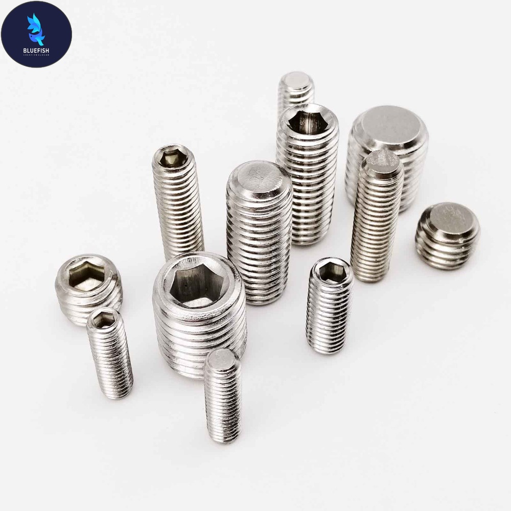 BF 25pcs M2/M3/M4/ M5/M6/M8 Stainless Steel Grub Screws Flat Point Hex Socket Set Screw | Shopee ...