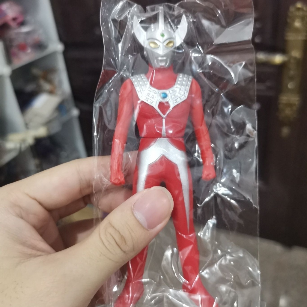 KKangT OEM Ultraman Tiga 13CM Soft Rubber Doll Collection Toys Ready Stock Ultraman Taro Ultrman ...