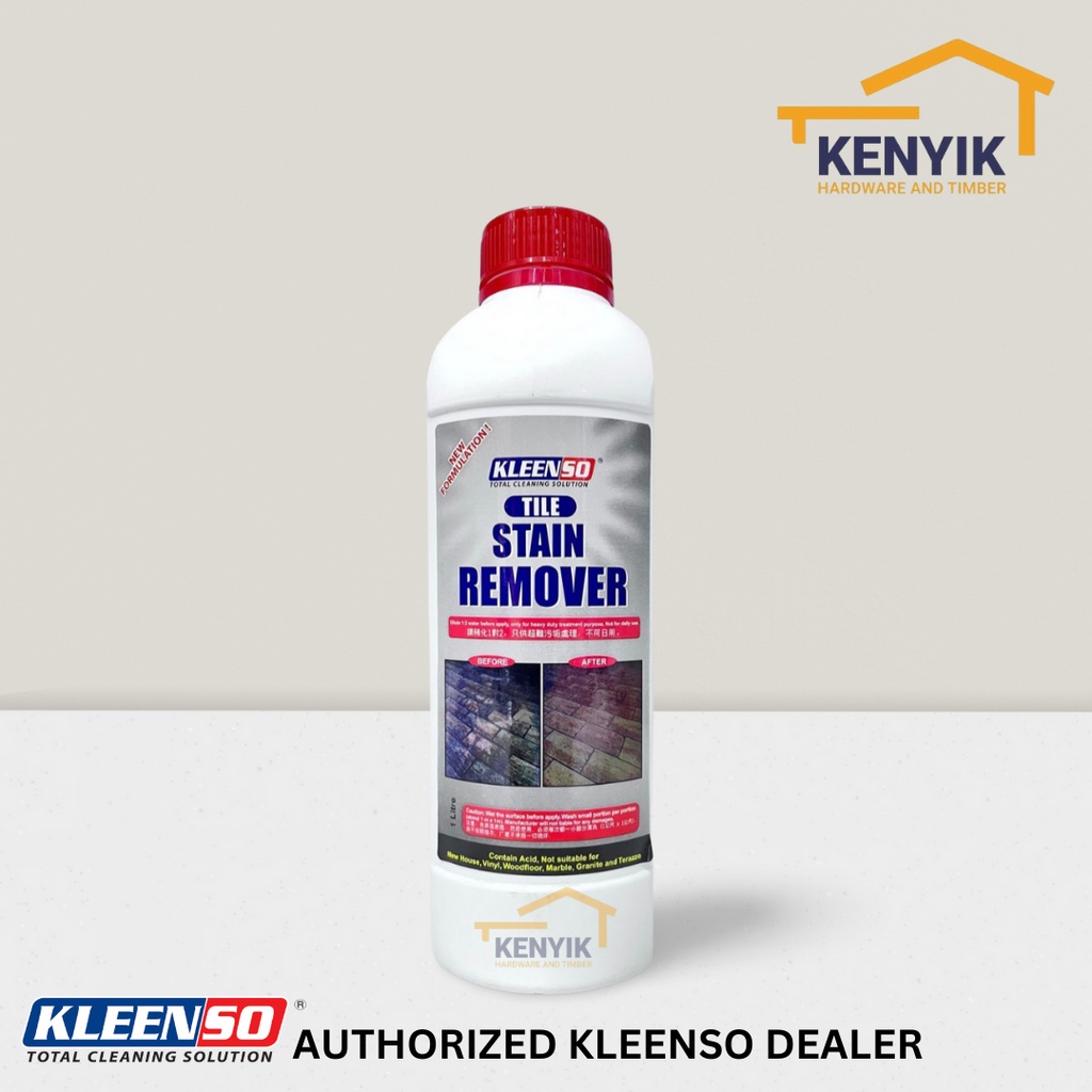 KLEENSO Tile Stain Remover 1 Litre | Shopee Malaysia