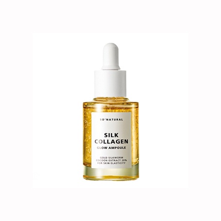 SO NATURAL Silk Collagen Glow Ampoule 30ml | Shopee Malaysia