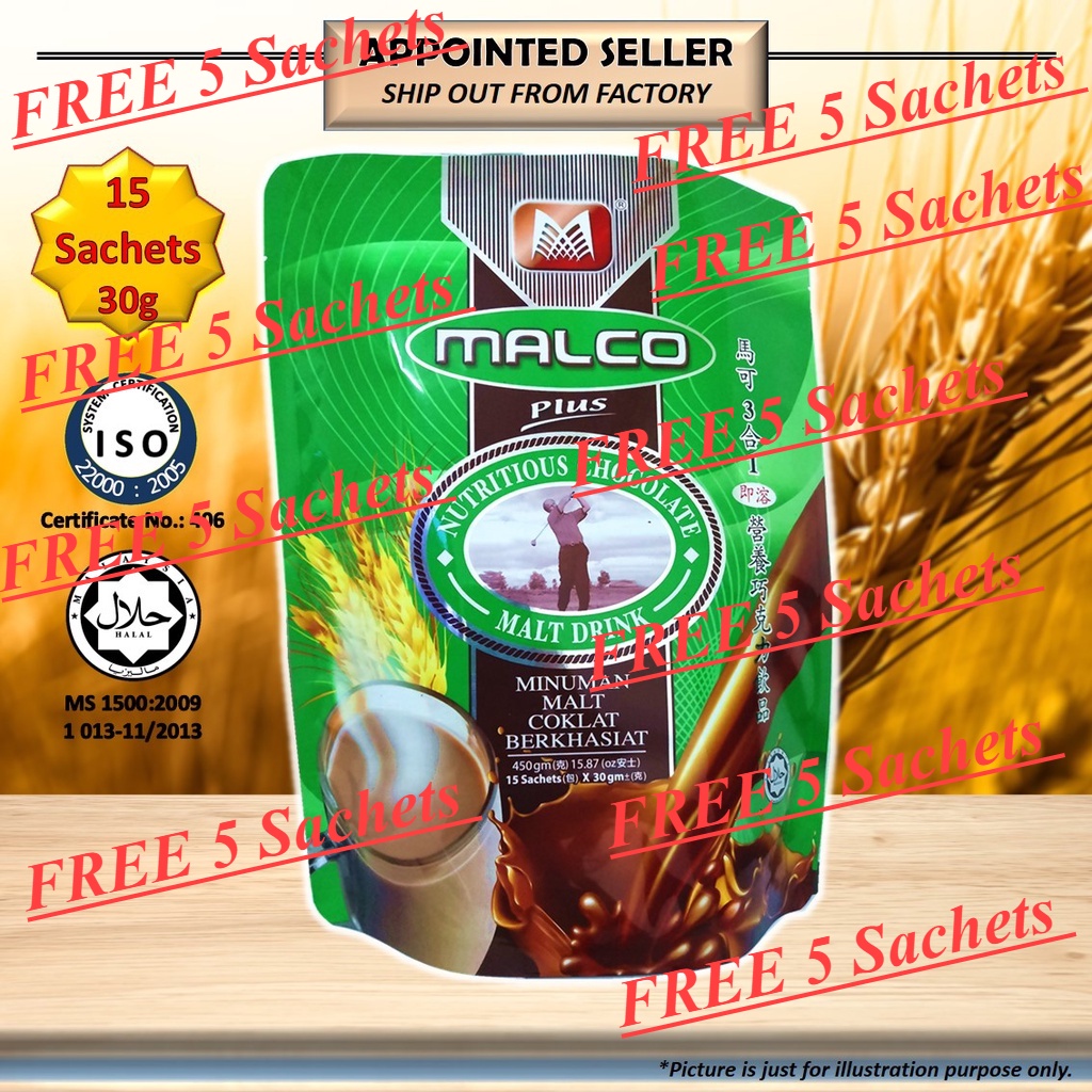 Malco chocolate + extra 5 Sachets | Shopee Malaysia