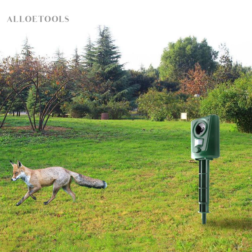 Animal Repellant with Motion Sensor Ultrasonic Cat Dog Repeller ...