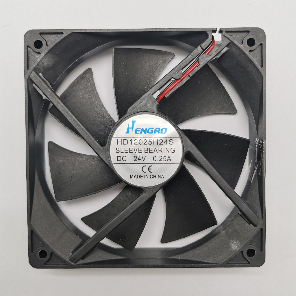 HENGRD 24VDC Axial Blower Fan with Sleeve Bearing 120 x 120 x 25mm (HD12025H24S) | Shopee Malaysia