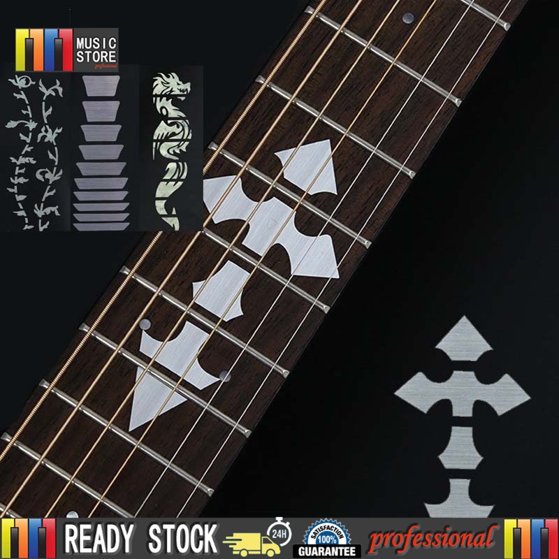 Guitar Fretboard Stickers Guitar Inlay Stickers Fingerboard Decals ...