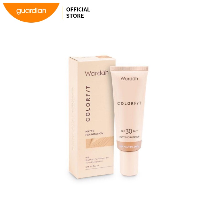 Wardah Colorfit Matte Foundation 42N Neutral Sand 25 Ml | Shopee Malaysia