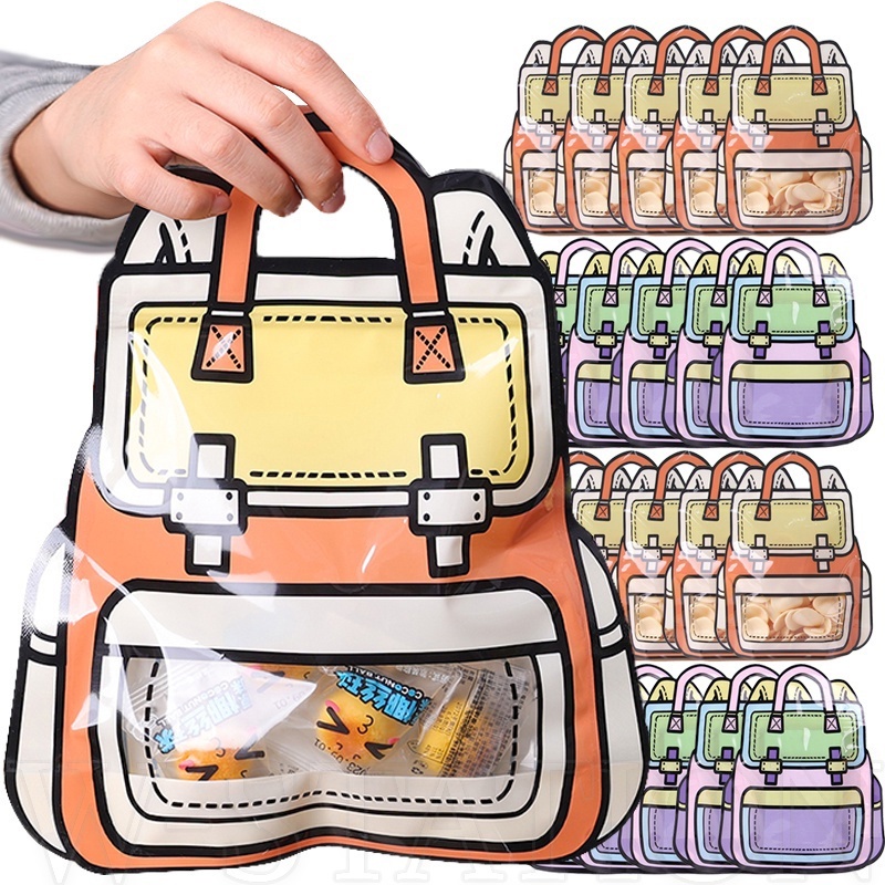 Backpack Shaped Handheld Candy Bag / Self Sealing Bag for Chocolate ...