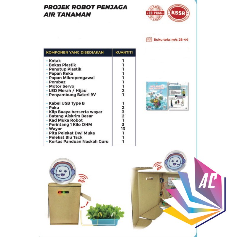 Projek Robot Penjaga Tanaman RBT Tahun 6 - STEM - KSSR - Reka Bentuk ...
