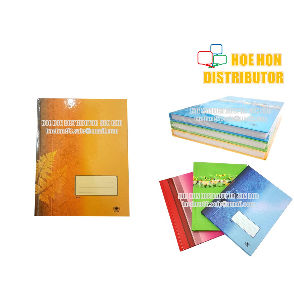 Hard Cover Square Notebook Single Line F5 120 Pages (100 Pages) Notepad ...