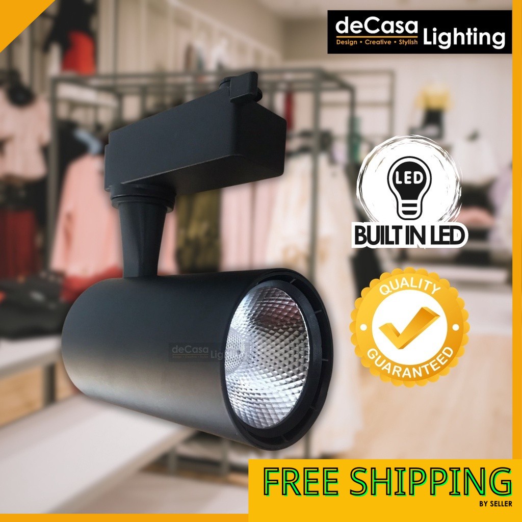 Decasa Lighting Single Spotlight Rail Track Tenjo Black Color Lighting ...