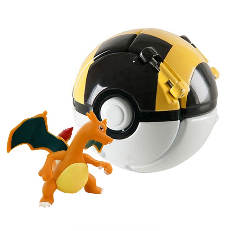 Pokemon Pokeball Anime Figure Pikachu Squirtle Pocket Monster Variant ...