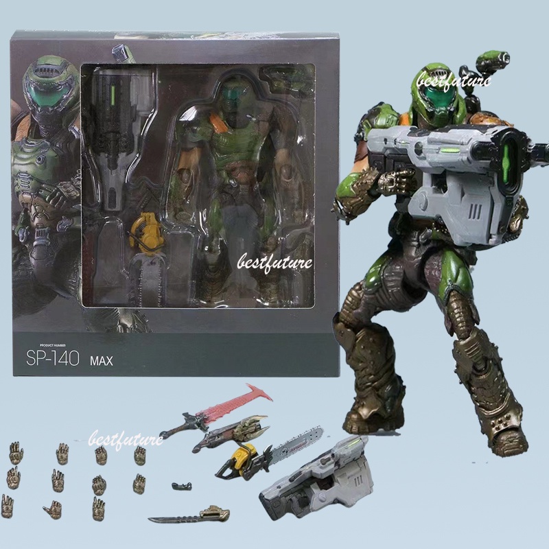 Figma SP-140 Doom Slayer Action Figure Articulado Model Doll Toys ...
