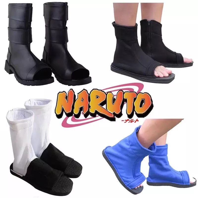 Naruto Ninja Shoes Uzumaki/Kakashi/Akatsuki Anime Cosplay Costume Open ...