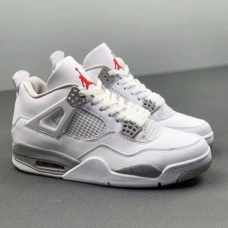 Genuine Genuine Leather Lychee Pattern aj4 Basketball Shoes Men Women ...