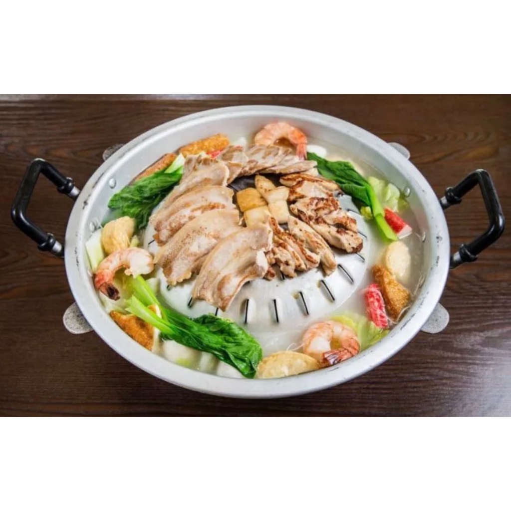 Bbq pot/ steamboat pot/ mookata thai steamboat grill stimbot kuali ...