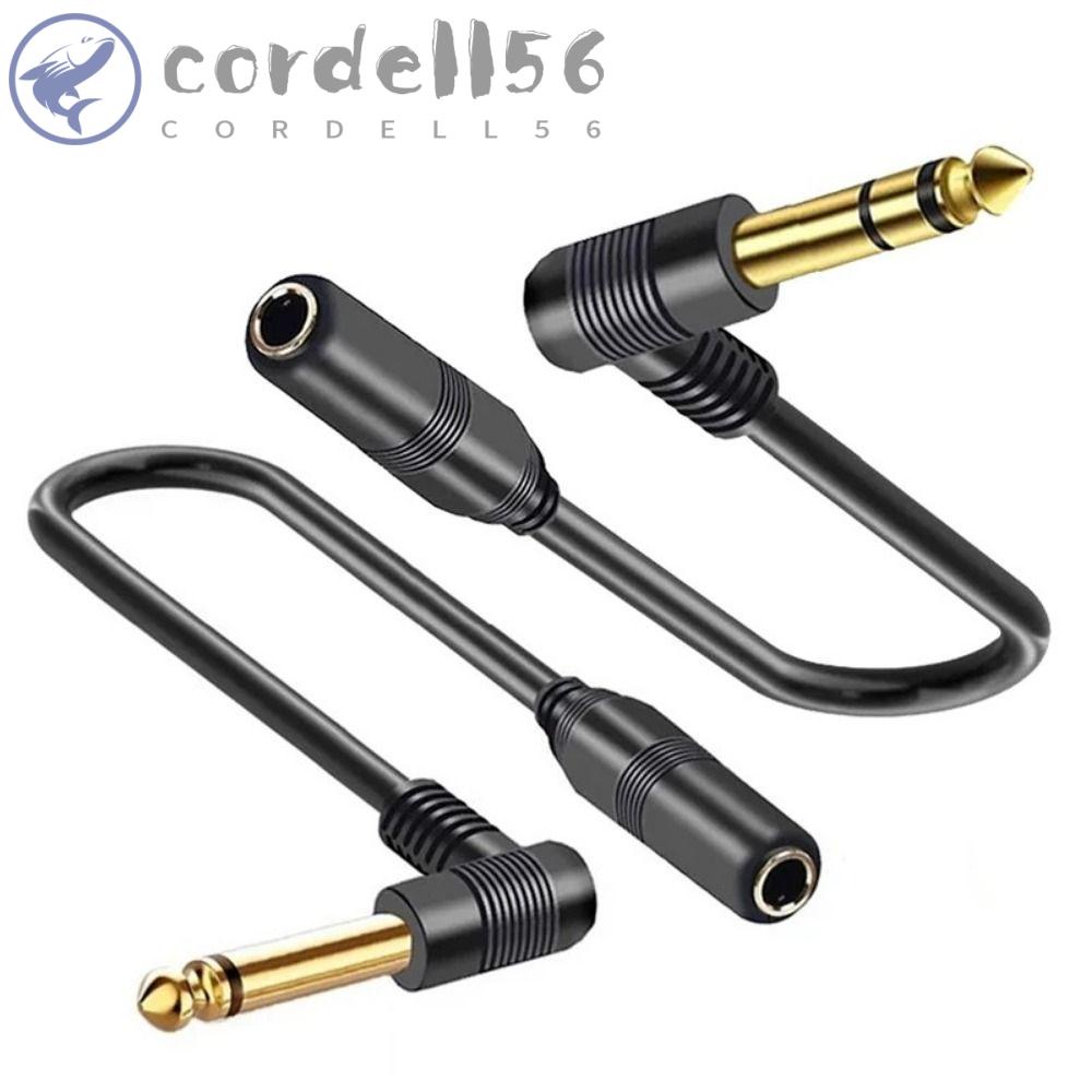 CORDELL Right Angle 6.35mm Male Extension, 90 Degree 6.35mm Male To ...