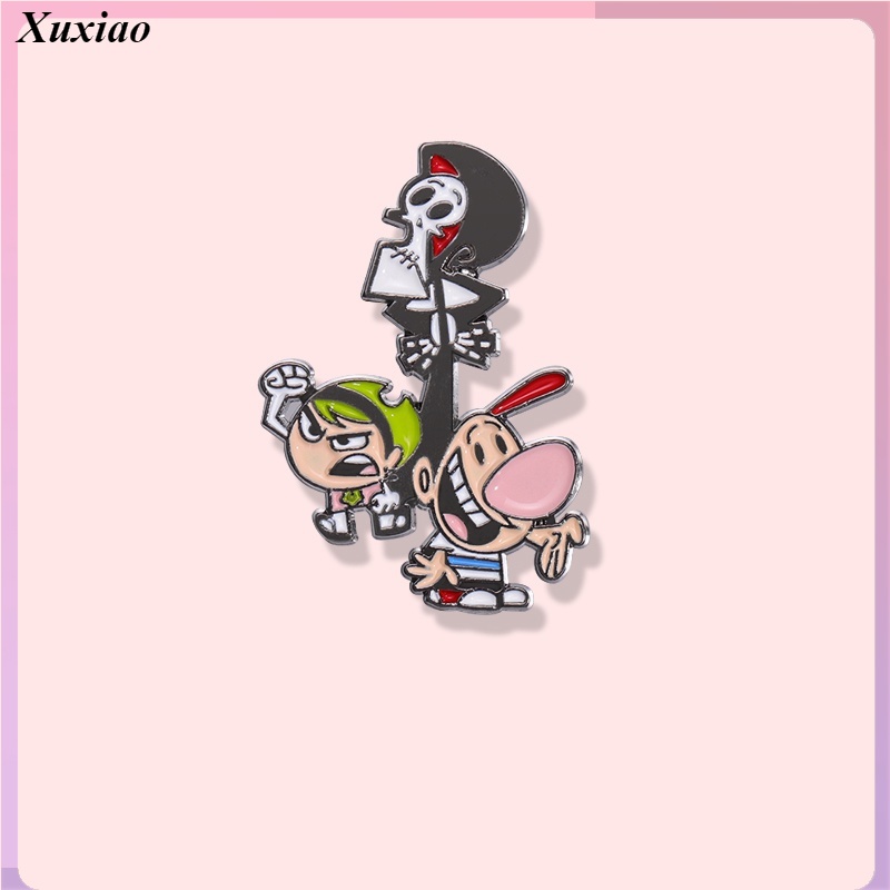 Horror Adventure Animation Billy Mandy and Death's Counterattack Brooch ...