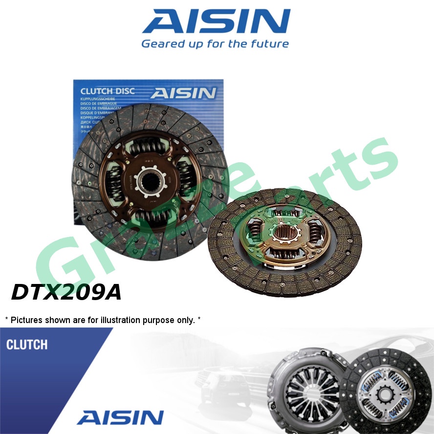 Aisin Clutch Disc Plate for Toyota Hilux Vigo KUN26 3.0 1KD-FTV Revo GUN125R-DEFSHE 2.4 2GD-FTV ...