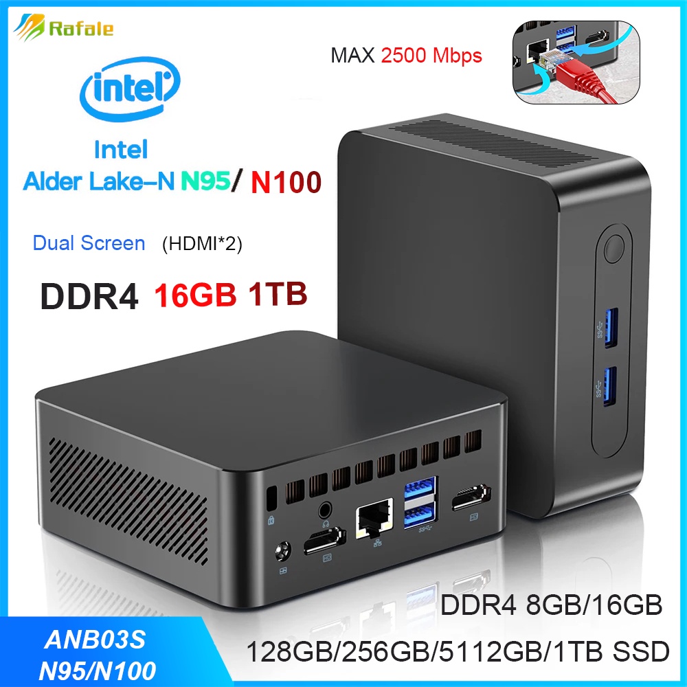 SZBOX GK N100 12th Gen Intel N100 Mini PC Windows 11 8GB DDR4 3200MHz ...